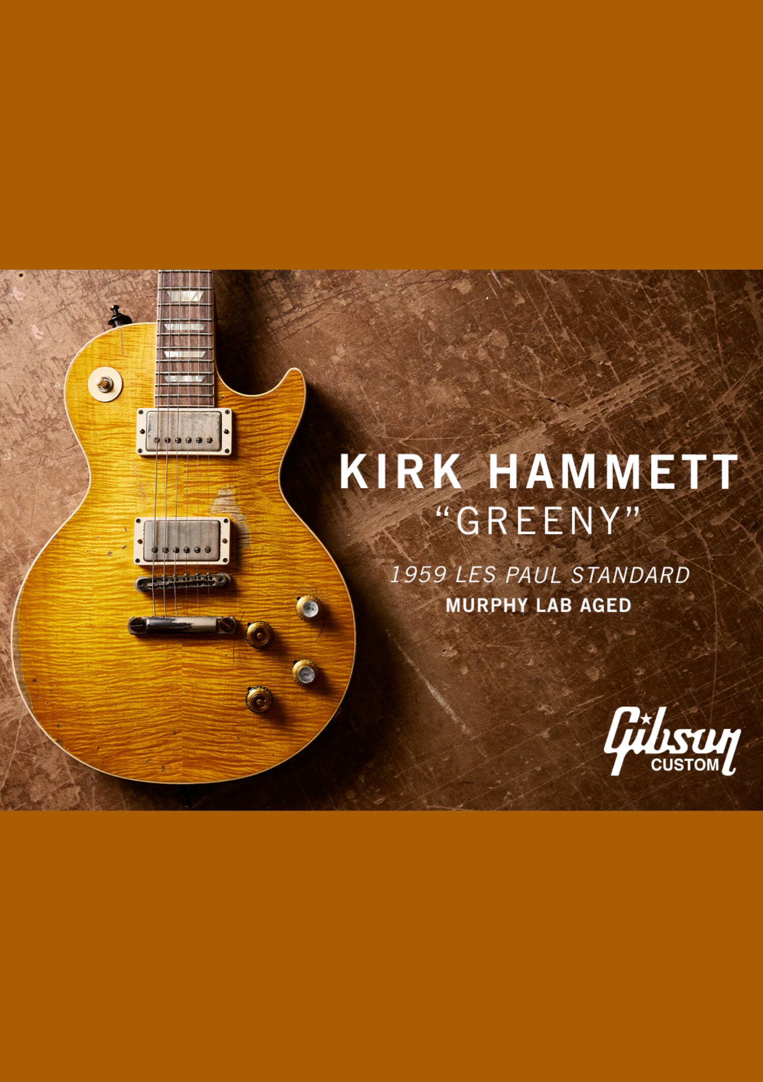 Gibson Custom Shop Kirk Hammett "Greeny" 1959 Les Paul Standard