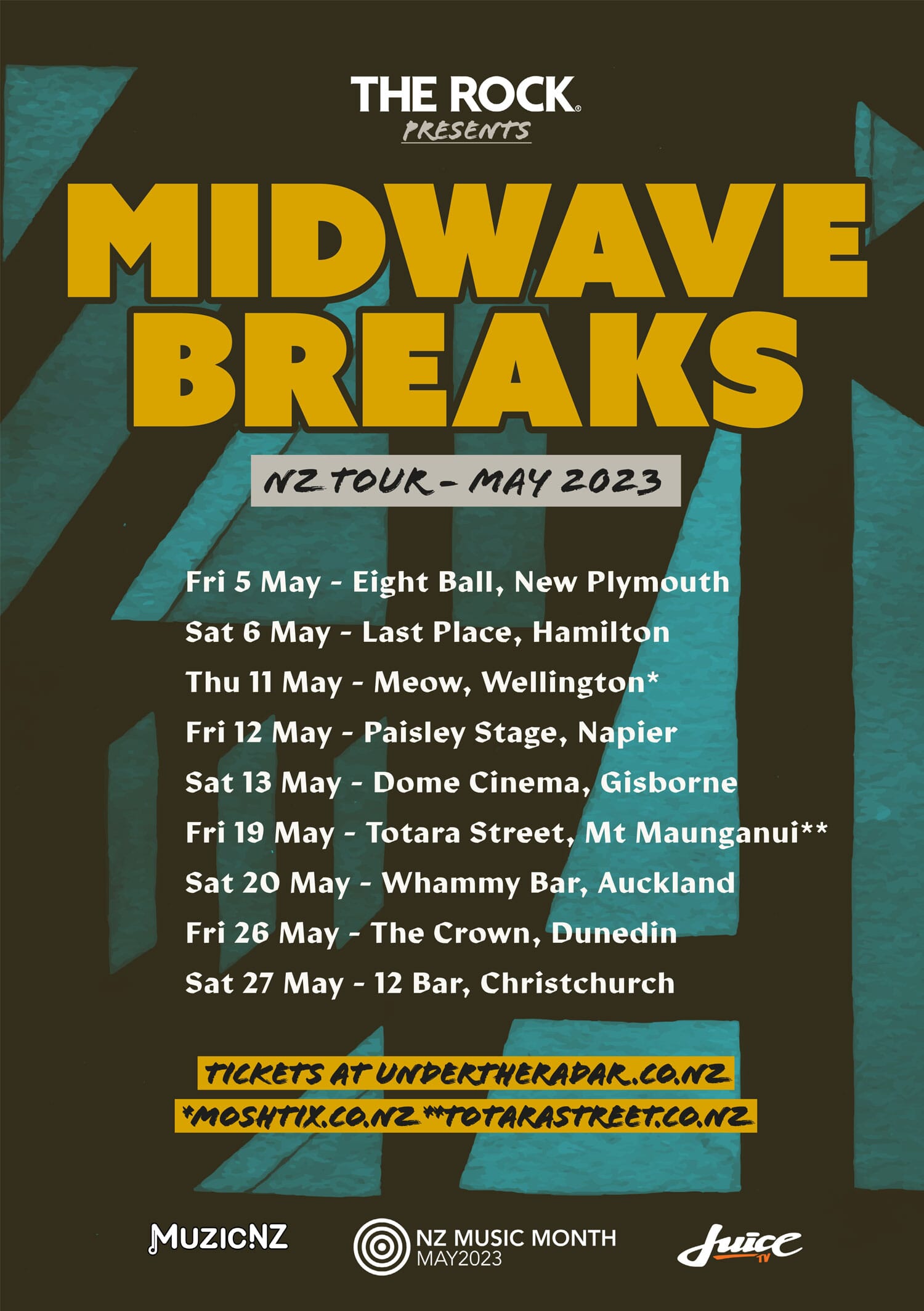 Midwave Breaks announce their first Headline Tour of NZ