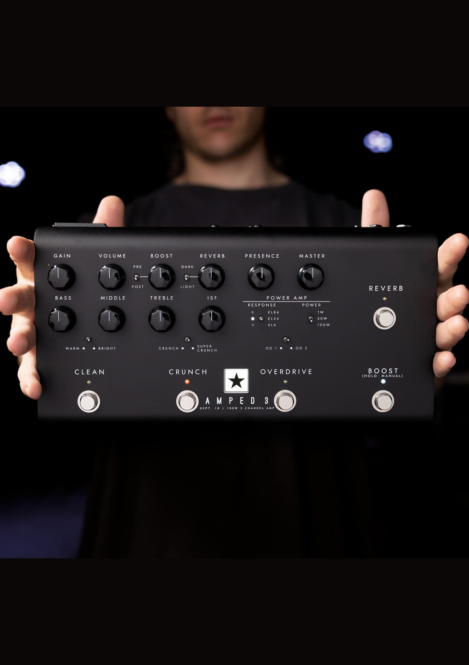 INTRODUCING AMPED 3: The 100W Multi-Channel, High-Gain Amp Pedal