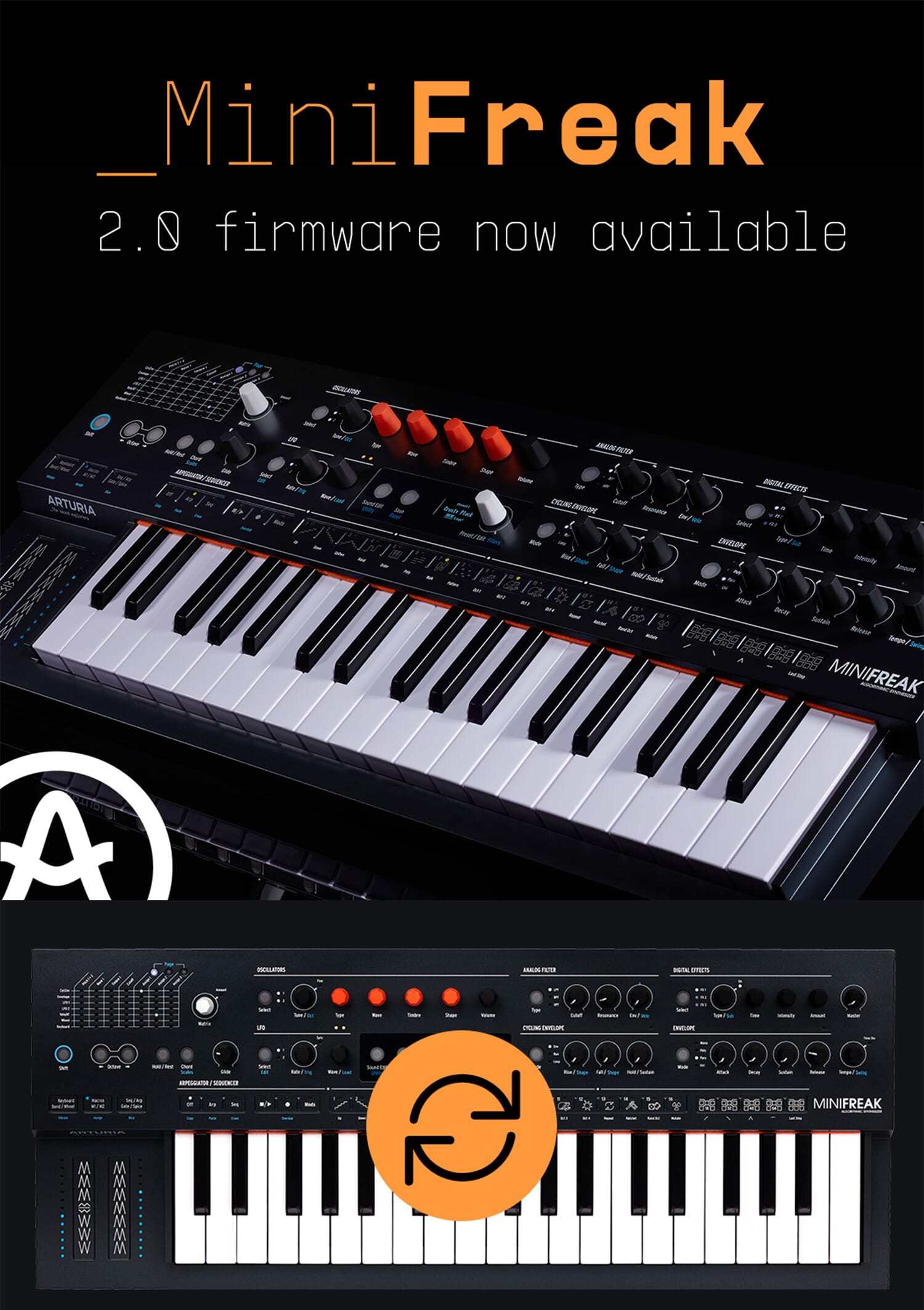 Introducing MiniFreak firmware 2.0 and MiniFreak V 2.0
