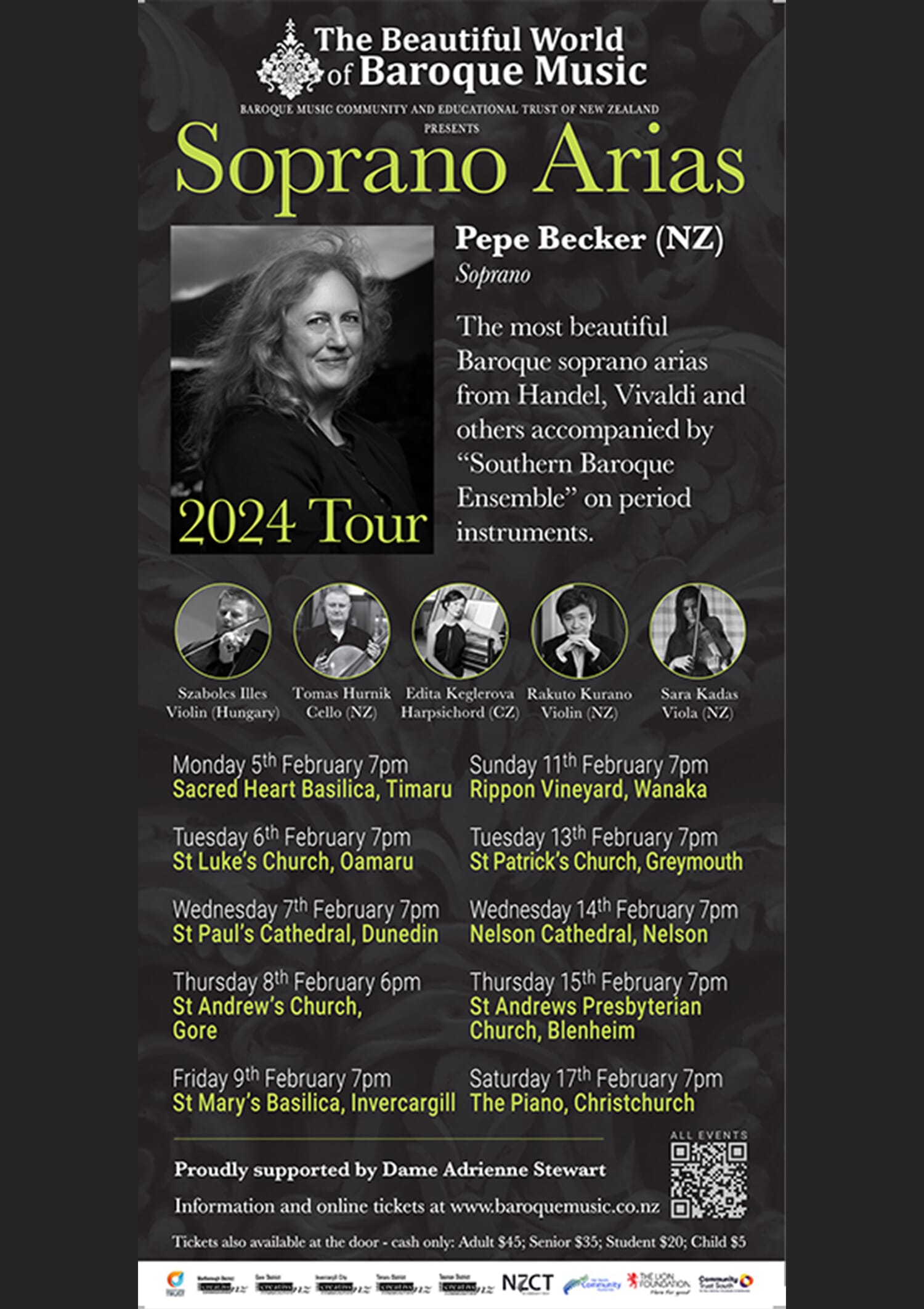 Soprano Arias 2024 Tour featuring Pepe Becker