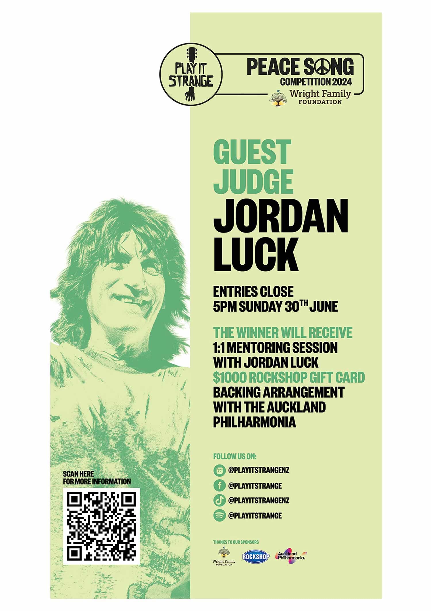 Peace Song Competition Headline Sponsor Announce