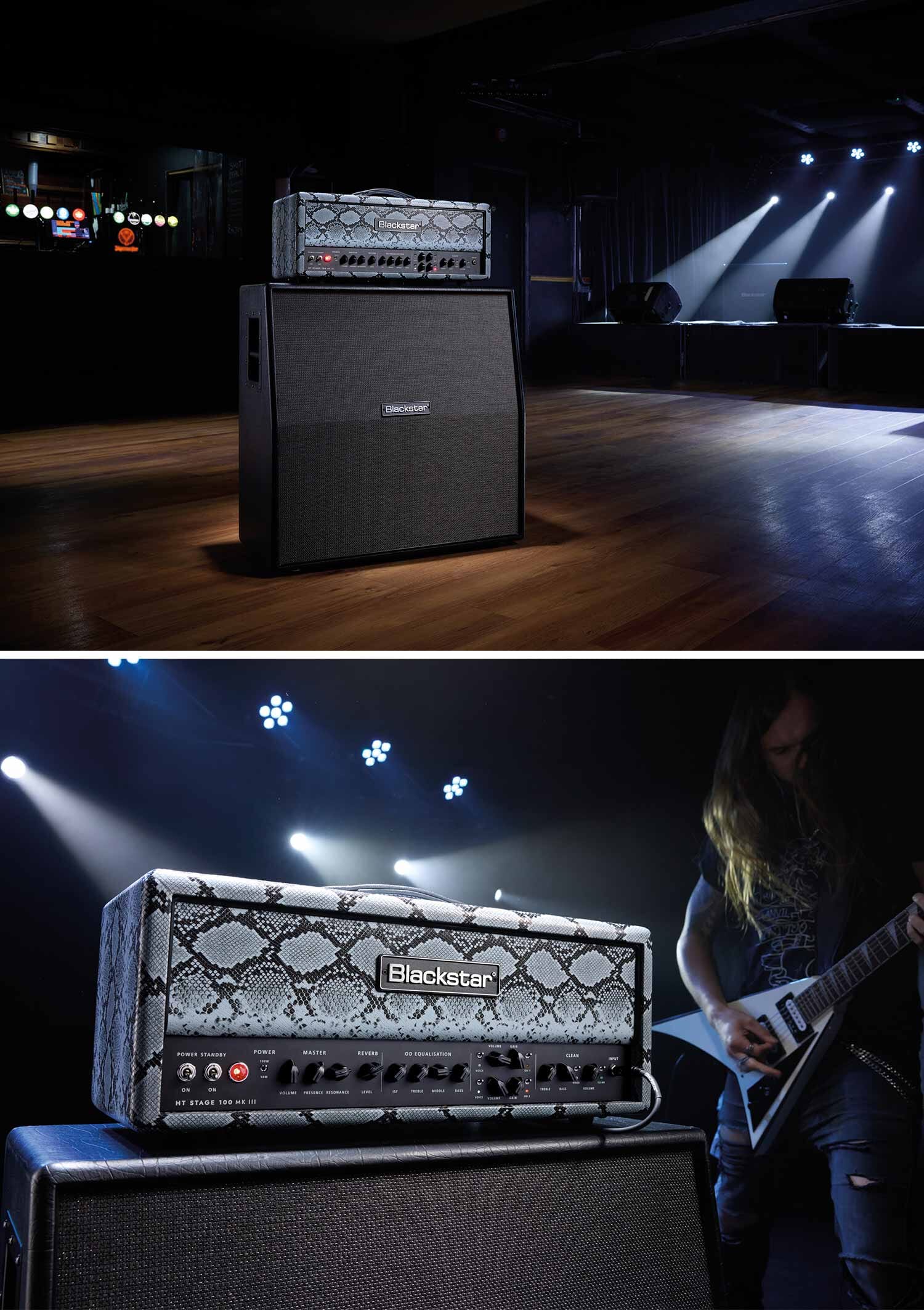 Blackstar launch limited edition Snakeskin HT Stage 100 MK III