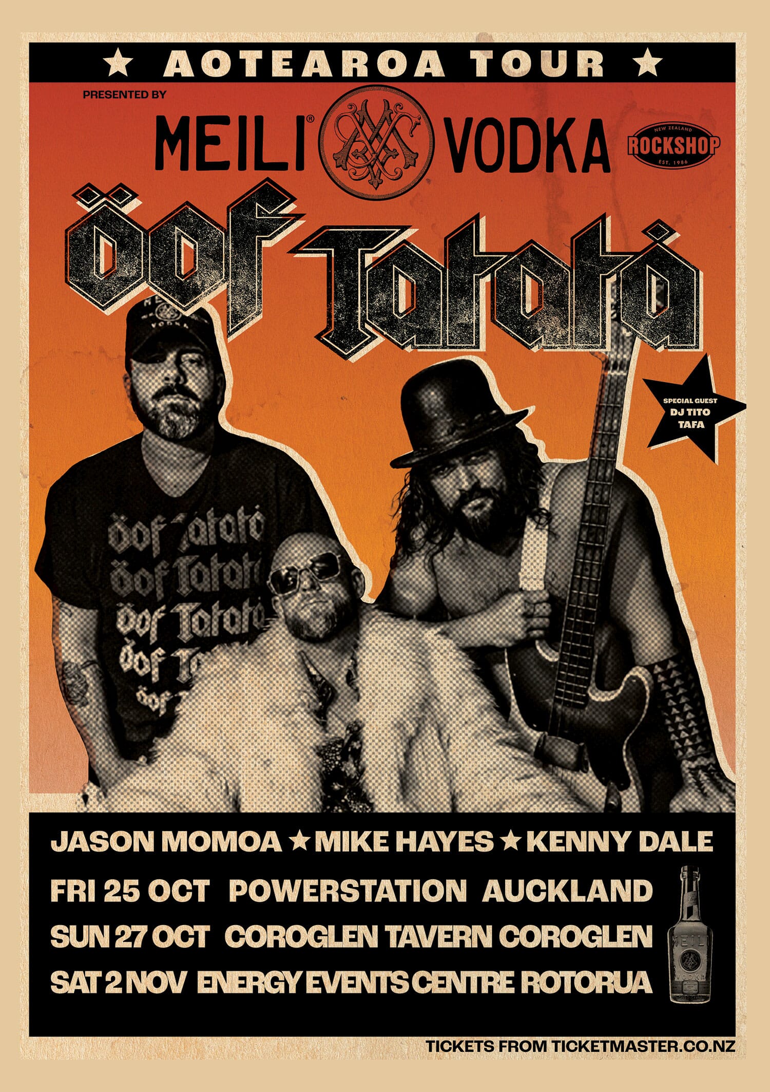 Jason Momoa's band ÖOF Tatatá announces 3 date NZ tour