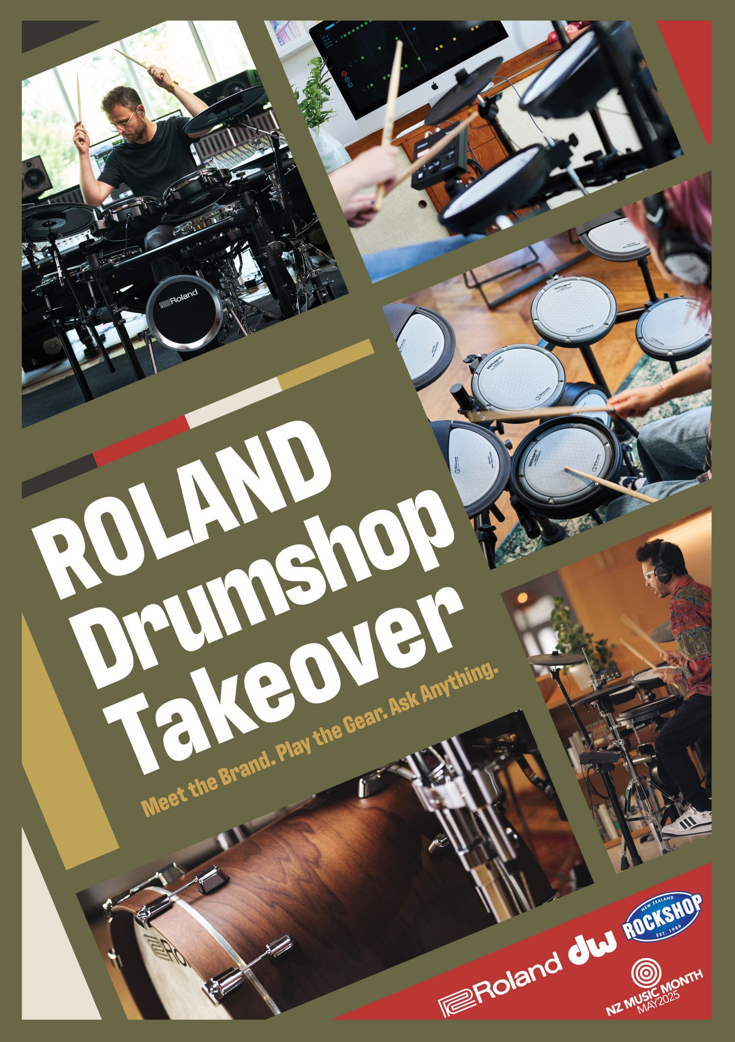 Roland Drumshop Takeover — Saturday 31st May, Auckland