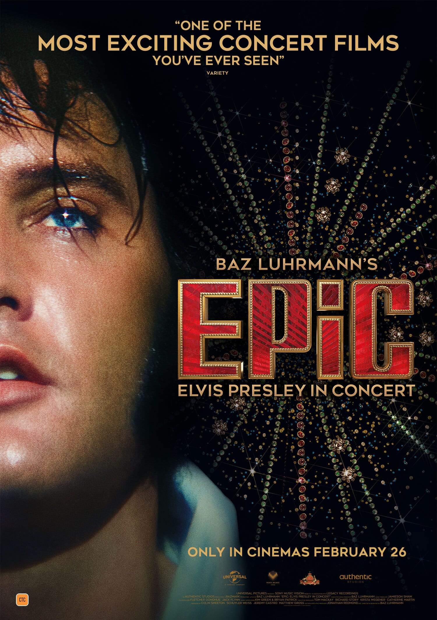 EPiC Elvis Presley In Concert - In Cinemas February 26