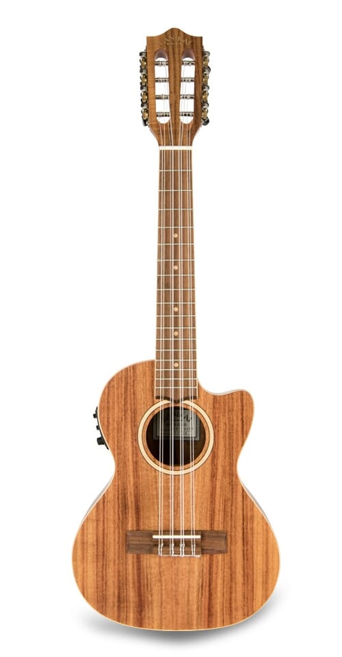 LANIKAI ACST-8CET SOLID TOP ACACIA KOA CW ELECTRIC 8 STRING TENOR ...