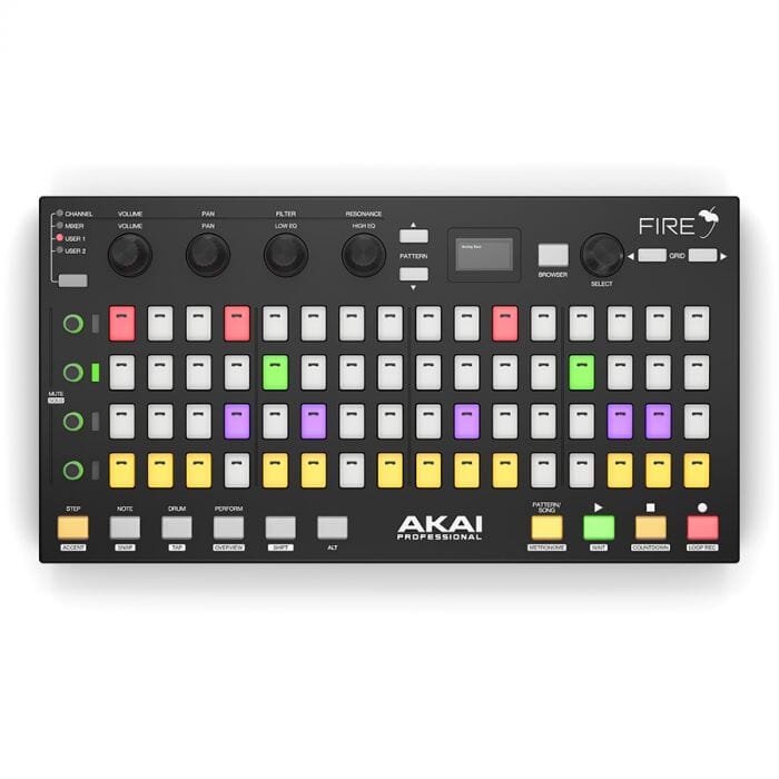 AKAI FIRE FL STUDIO FRUITYLOOPS PERFORMANCE MIDI CONTROLLER WITH NO ...