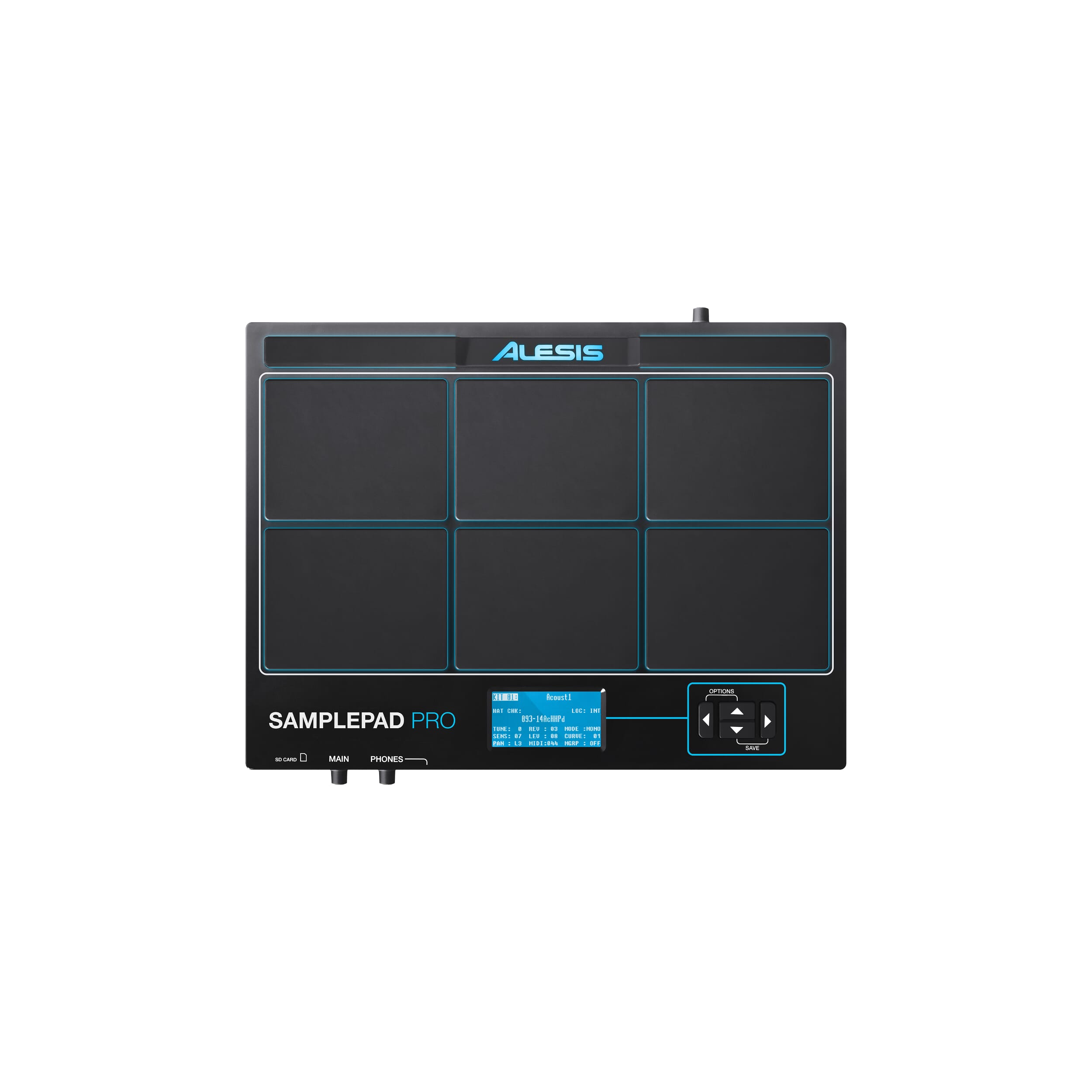 ALESIS® SAMPLEPAD PRO PERCUSSION PAD WITH ONBOARD SOUND STORAGE Rockshop